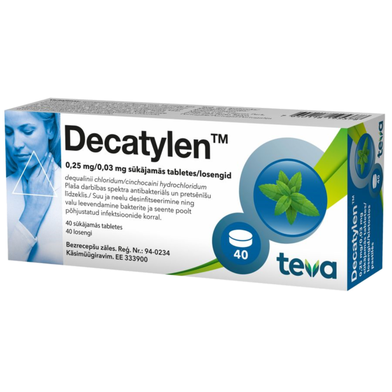 Decatylen Lozenges - European OTC medicines. Delivered