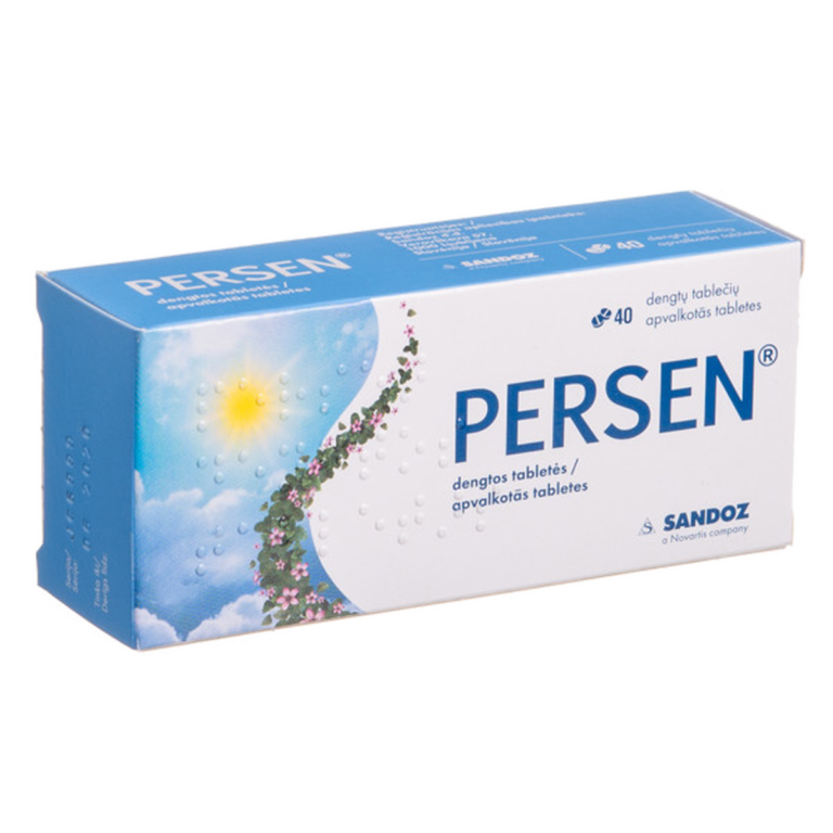 Persen Calming Tablets European OTC Medicines And Devices Persen Calming Tablets European OTC Medicines And Devices